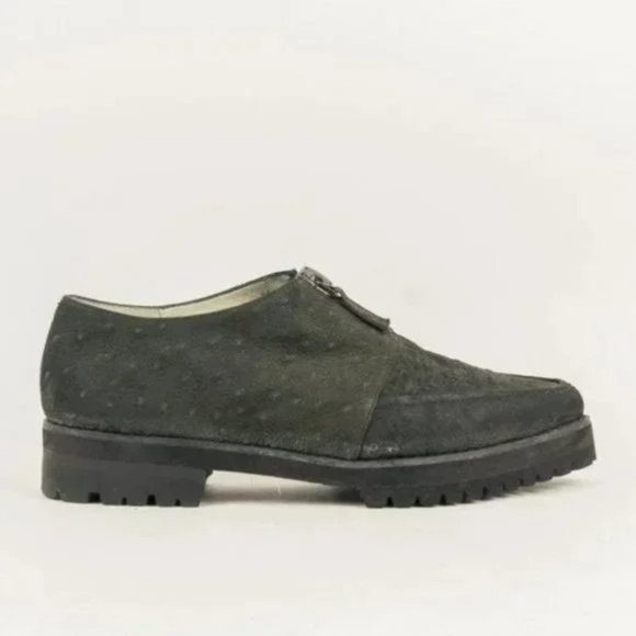 SENSO | Shoes | Senso Katia Black Ostrichtexture Loafers | Poshmark